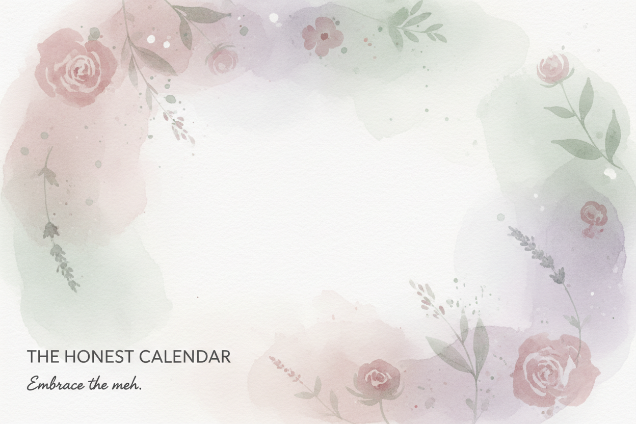 Bare Minimum Calendars - Unmotivational Wall Calendars & Honest Humor